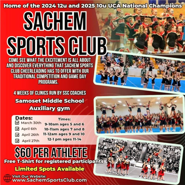 2025 Cheer Clinic - Sachem Sports Club